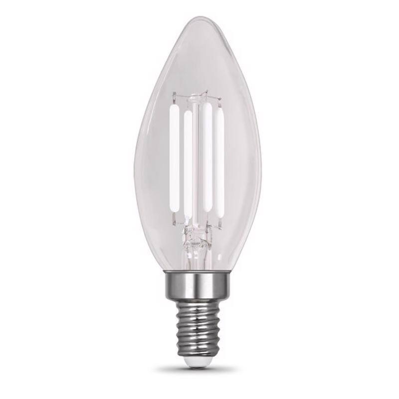 Feit White B10 E12 (Candelabra) Filament LED Bulb Daylight 100 Watt ...