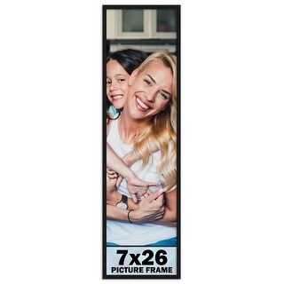 7x26 Frame Black Picture Frame - Complete Modern Photo Frame Includes ...