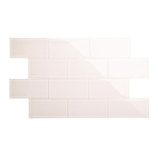 Rose Pale Pink 3x6 Glass Subway Tile - Bed Bath & Beyond - 32391362