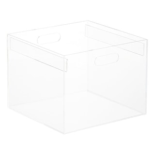 Luxe Acrylic Stackable Hanging File Box Clear - Bed Bath & Beyond ...