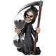 Design Toscano Grim Reaper, Time is Up Sand Timer Hourglass Statue ...