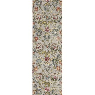 63" X 91" Grey Polypropylene Rug - 6' x 7' - Bed Bath & Beyond - 37146854