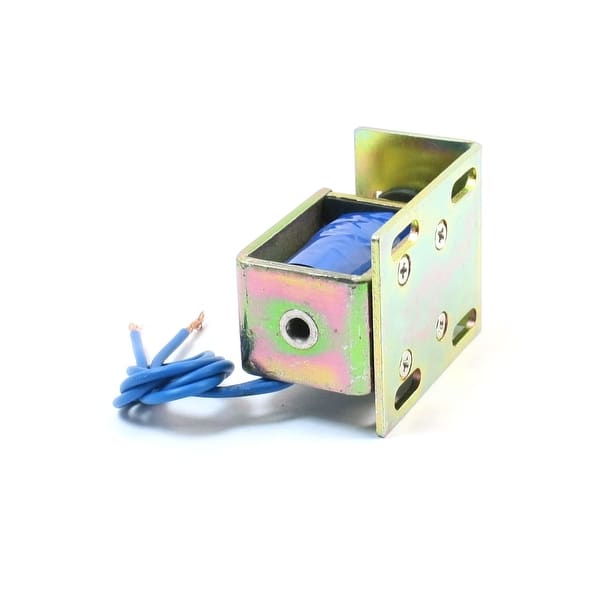 DC 12V 1A 10mm Stroke 25N Force Open Frame Solenoid for Electric Door ...