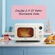 Retro Microwave with 9 Preset Programs, Fast Multi-stage Cooking ...
