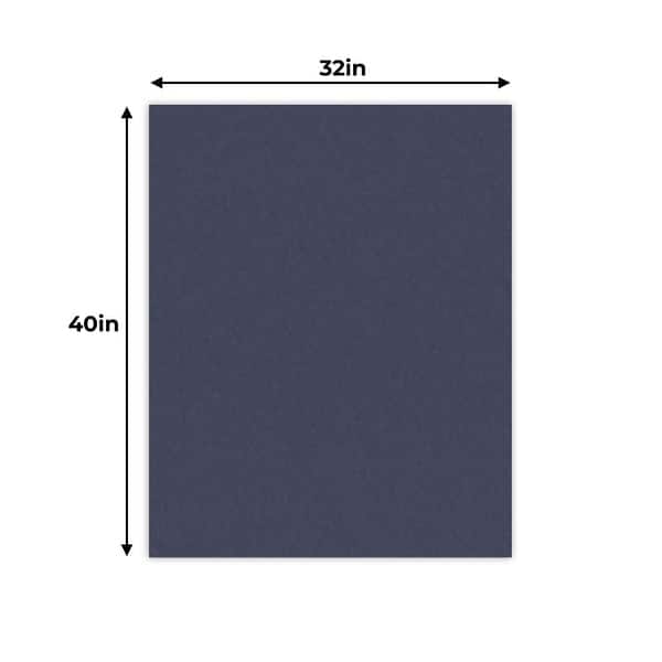 Navy Blue 32x40 Backing Board - Uncut Photo Mat Board - 1 Sheet - Bed ...