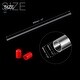 Clear Rigid Tube Plastic Tubing with Red Cap 5mmx6mm/0.2"x0.23", 1 Set ...