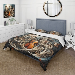 Designart "Surrealism Surreal Music Symphony" Multi-Color Modern ...