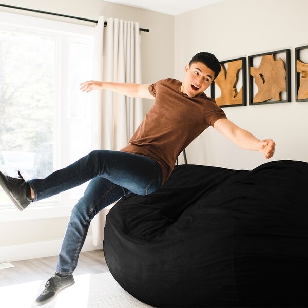 Big Joe XXL Fuf Bean Bag Chair Removable Cover On Sale Bed Bath Beyond 8847087