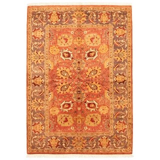 Hand-knotted Pako Persian Copper Wool Rug - Bed Bath & Beyond - 31808684