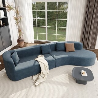 Luxury Modular 2 Piece Free Combination, Semicircular Modular Sofa - Bed Bath & Beyond - 41197803