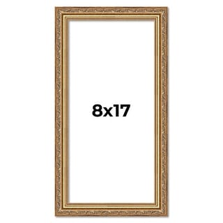 8x17 Frame Red Solid Wood Picture Frame Width 1.75 Inches | Interior ...