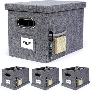 File Box Desktop File Organizer Box (Pack of 4) - Bed Bath & Beyond ...