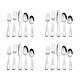 Roberts & Belk Greyson Satin 20-piece Flatware Set Service for 4 - Bed ...
