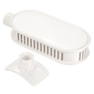 24mm OD PVC Insert Floor Strainer Secondary Drainage Processor White ...