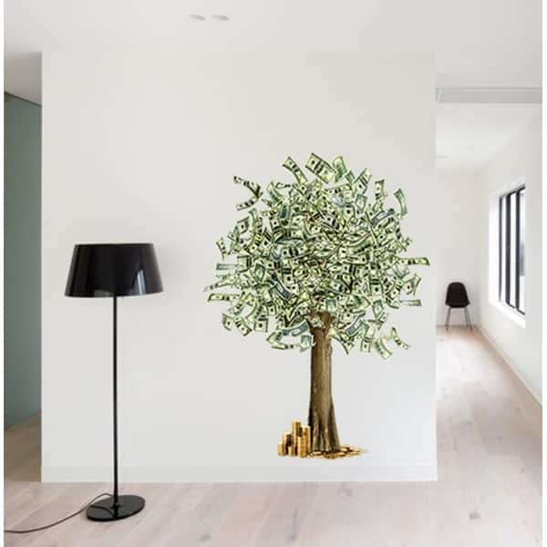 Money Tree Wall Decal, Money Tree Wall sticker, Money Tree wall decor ...