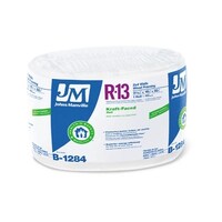 Johns Manville 90013166 Kraft-Faced R-13 Fiberglass Insulation Roll, 15 ...