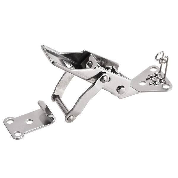 Stainless Steel Spring Loaded Self Locking Toggle Draw Latch & Strike ...