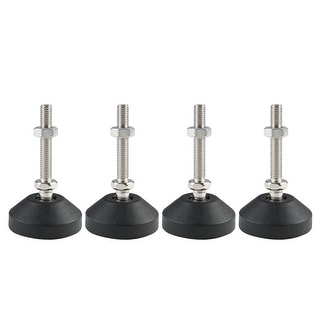 M8 x 50 x 50mm Machine Leveling Feet Adjustable Leveler Leg Anti-slip ...