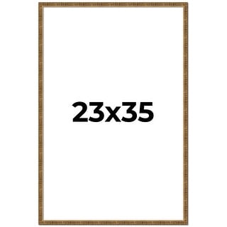 23x35 Frame Gold Kingsley Distressed Solid Wood Picture Frame Width ...