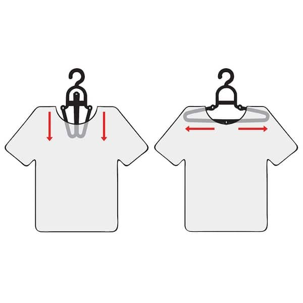 short hangers for shirts