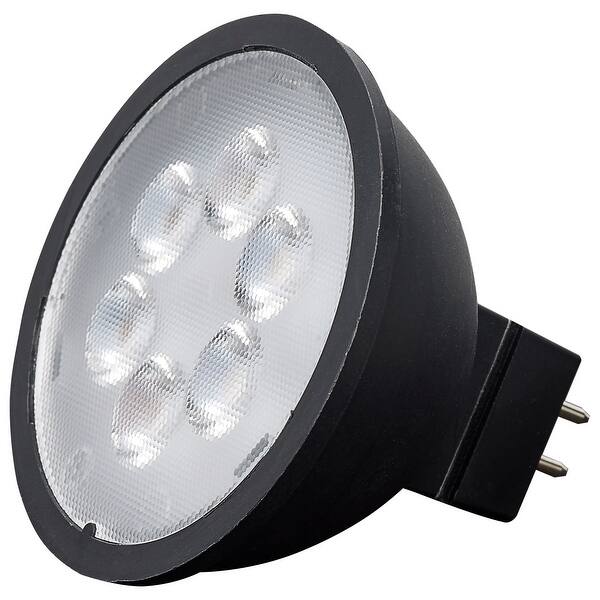 4.5W MR16 LED Black Finish 3000K GU5.3 Base 360L 12V - Bed Bath ...
