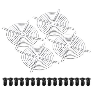 160mm Fan Finger Grill, 4 Pack Metal Grill Protector Guard with Screw ...
