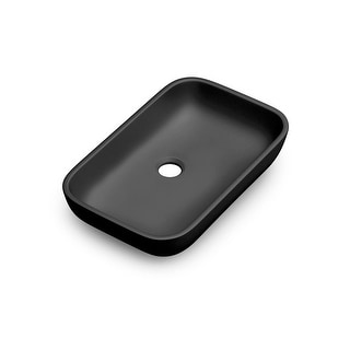 DAX Masai Solid Surface Rectangular Basin - 20" - Bed Bath & Beyond ...