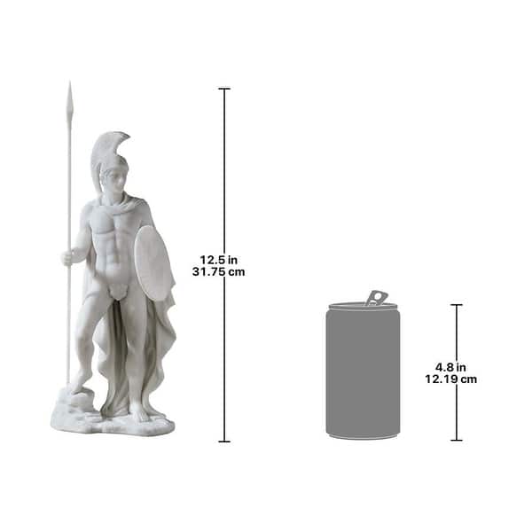 Design Toscano Ares Classical Greek God Bonded Marble Statue - Bed Bath ...