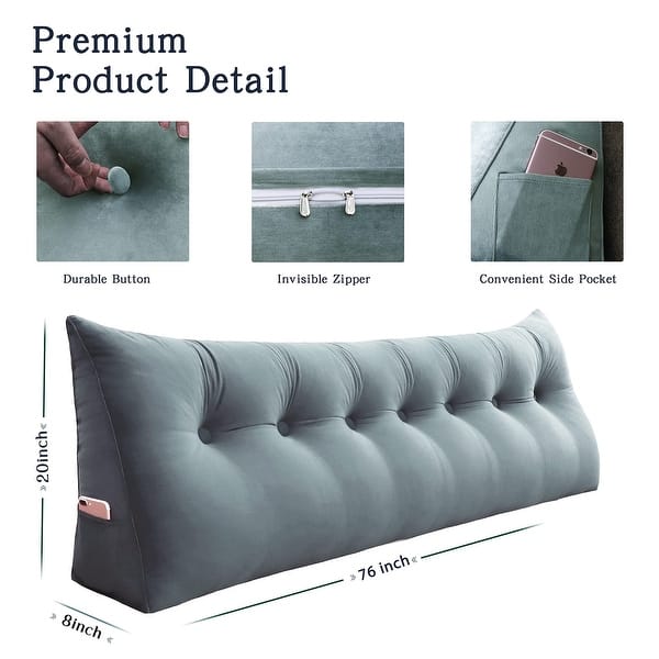 Rest Reading Pillow Daybed Pillows Triangular Headboard Wedge Pillows ...