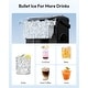 Euhomy IM001BBL Black Countertop Portable Bullet Ice Maker - Bed Bath ...