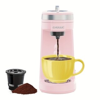 Single Serve Coffee Maker,One Button Operation with Auto Shut-Off for ...