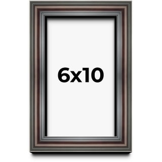 6x10 Shadow Box Frame Brown Cherry | 2.625 Inches Deep Pine Wood - Bed ...