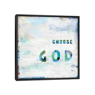 iCanvas "Choose God In Color" by Jamie MacDowell Framed Canvas Print ...