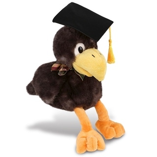 DolliBu Sitting Crow Graduation Plush with Gown and Cap with Tassel - 9 ...