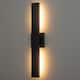 2-Light Matte Black Aluminum LED Outdoor Wall Sconce - On Sale - Bed ...