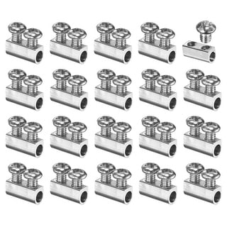 Wire Rope Clips, Copper Cable Lock with 2 Cross-Recessed Screws, Cable ...