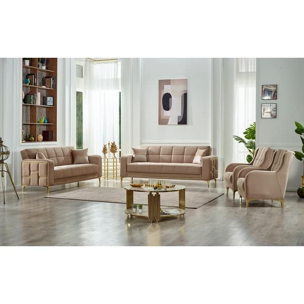 Alicce Two Sofa Two Chair Living Room Set - Bed Bath & Beyond - 37610811
