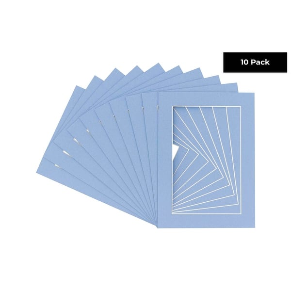 Pack of TEN 10x13 Mats Bevel Cut for 8x10 Photos - Acid Free Brittany ...