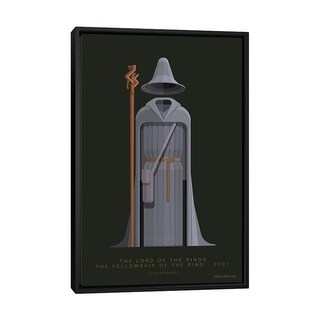 iCanvas "The Lord Of The Rings - Gandalf" by Fred Birchal Framed Canvas ...