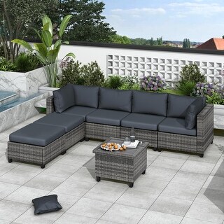 Nestfair High Quality PE Rattan Outdoor Furniture Set Patio ...