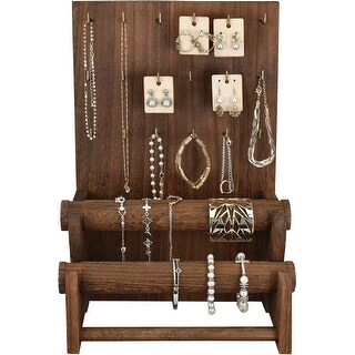 Wood Board Jewelry Earring Display Stand - S - Bed Bath & Beyond - 38387026