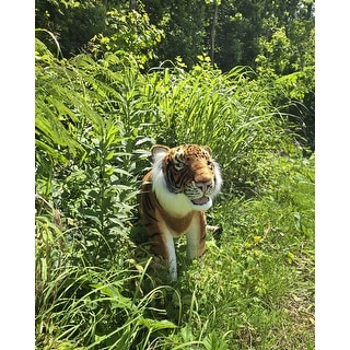 Life-Size Tiger Jacquard Statue for Outdoor Accent - 33in - Bed Bath ...