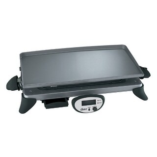 Oster 20"x10" Digital Griddle w/Removable Plate - Gray CKSTGRRD25 - Bed ...