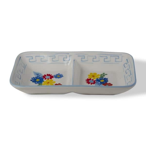 Dolce Vita Divided Dish Dinnerware Serving Plate - Bed Bath & Beyond ...