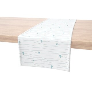 Fabric Textile Products, Inc. Table Runner, 100% Cotton, 16x108", Blue ...