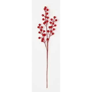 17" Red Berry Spray, Set of 6 - Bed Bath & Beyond - 38365633