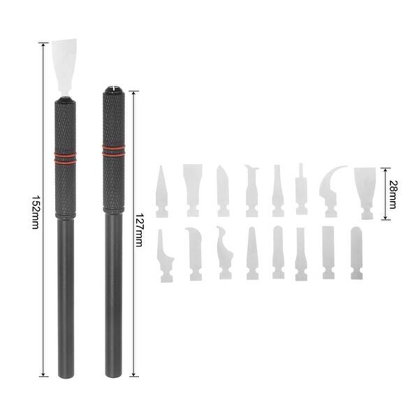 17in1 Set Electronics Repair Tool Kit, Plastic Pry Bar Set for Screen ...