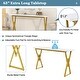 4-Piece Counter Height Extra Long Console Bar Dining Table Set with 3 ...