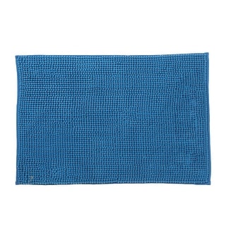 Solid Color Cheniile Bath Mat 20X28 Blue - Bed Bath & Beyond - 40138889