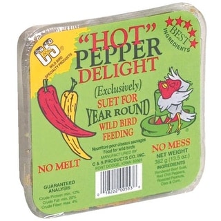 C & S Products 13-1/2Oz Hot Pepper Suet 12553 Unit: EACH - Bed Bath ...